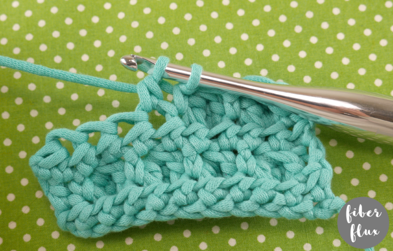 Crochet Bobble Stitch, Full Photo + Video Tutorial - fiberfluxblog.com