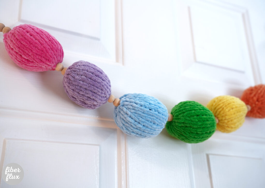 Easy Knitted Egg Garland, Free Knit Pattern + Full Video Tutorial ...