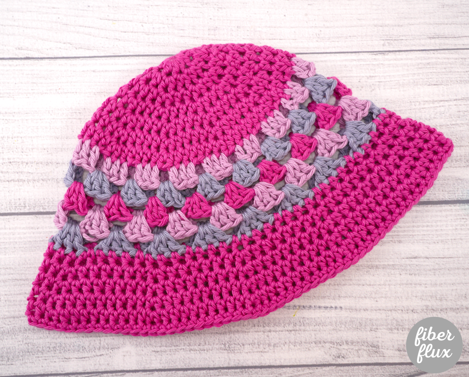 Granny Stripe Bucket Hat, Free Crochet Pattern + Video Tutorial ...